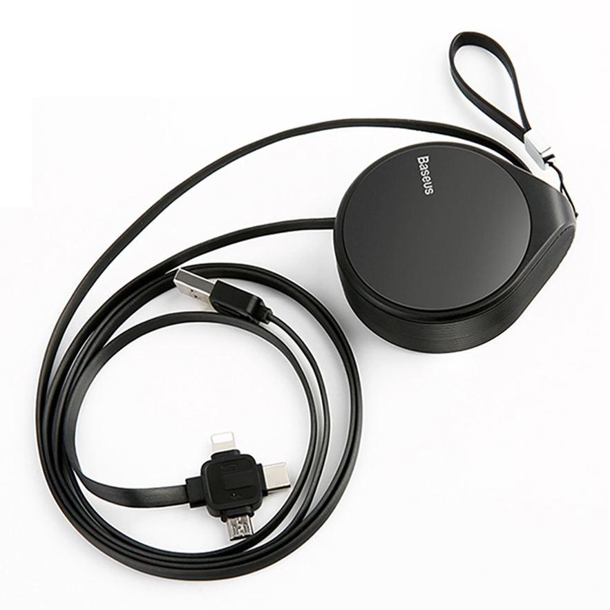 Baseus Retractable Type-C / Lightning / Micro USB Charging Cable Baseus Retractable Type-C / Lightning / Micro USB Charging Cable